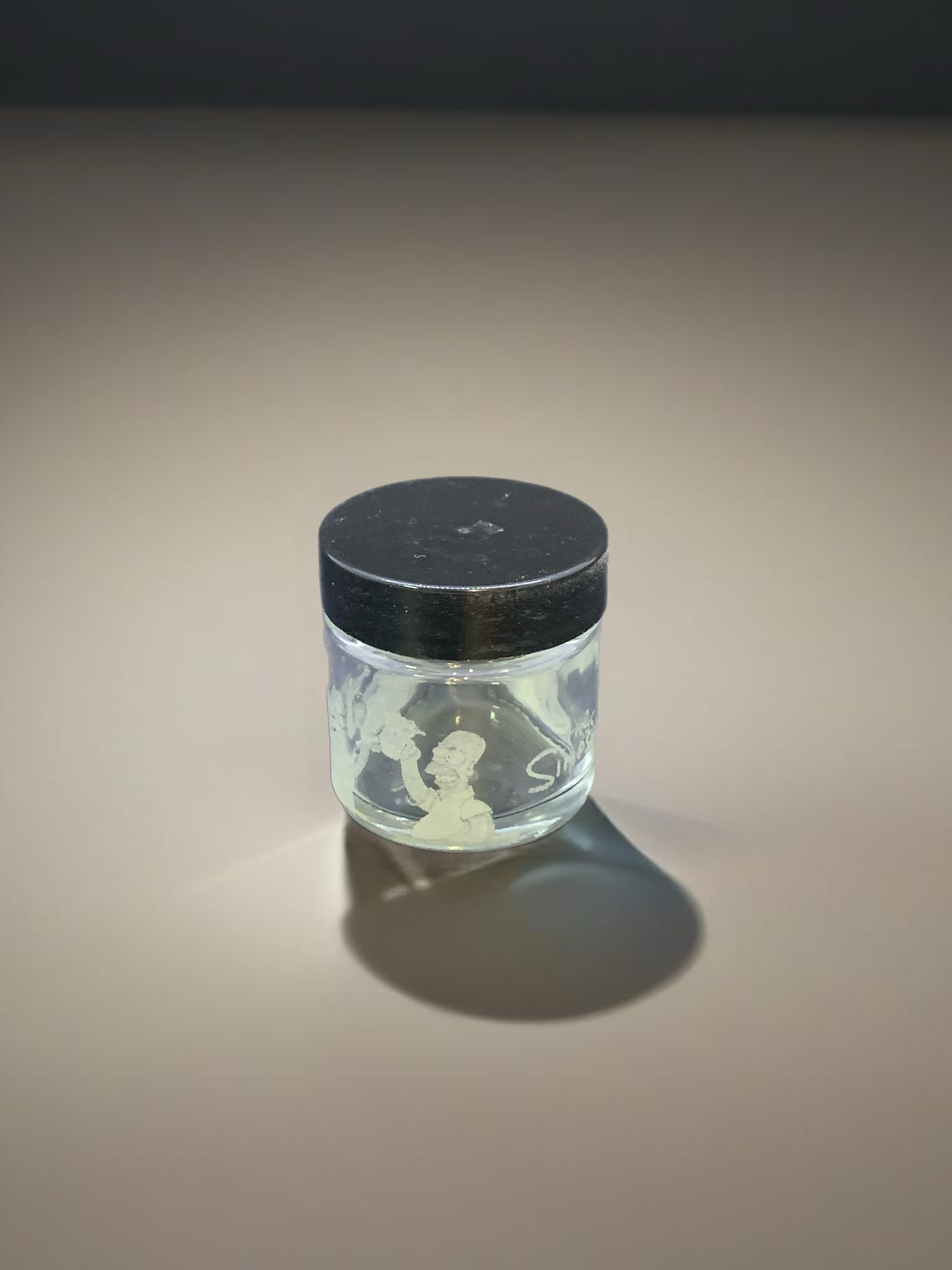 1 Oz Laser Engraved Simpsons Concentrate Jar – Peakydabbers