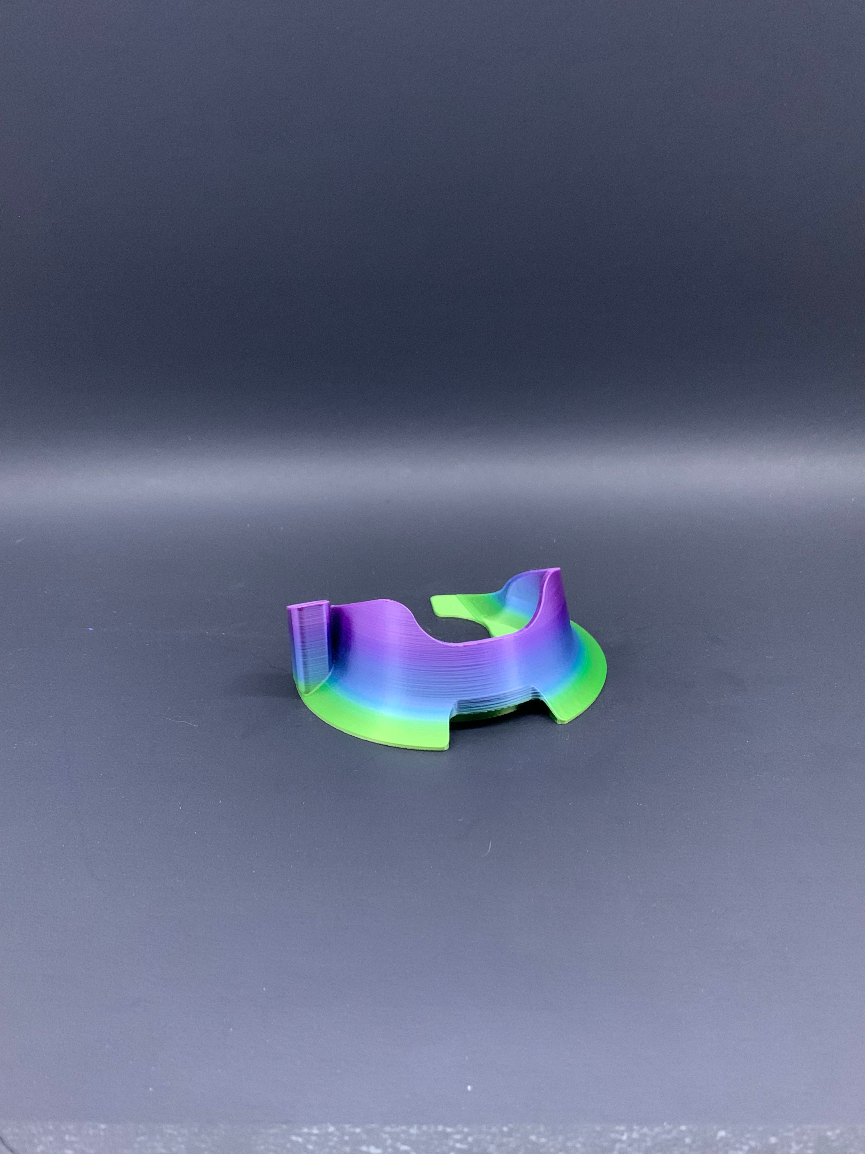 3D Printed Puffco Peak Cotton Candy Rainbow Anti-Tip Base With Hot Kni ...